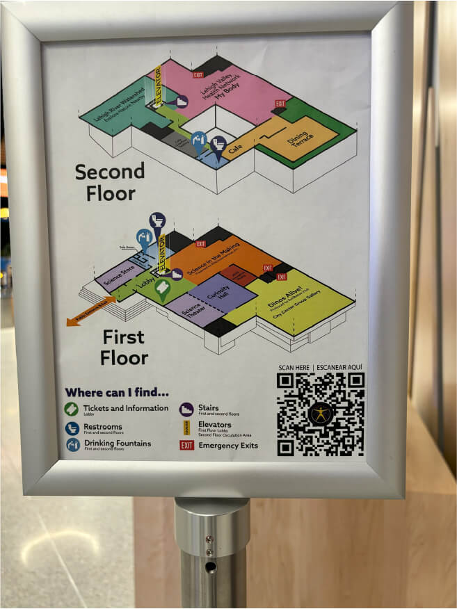 Social Narrative & Sensory Map - Da Vinci Science Center