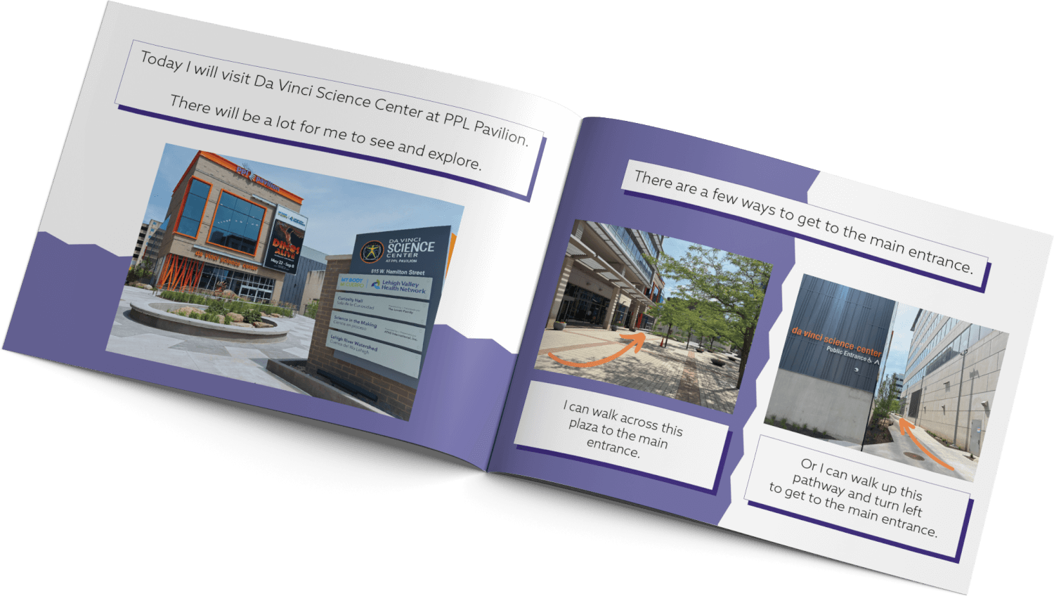 Social Narrative & Sensory Map - Da Vinci Science Center