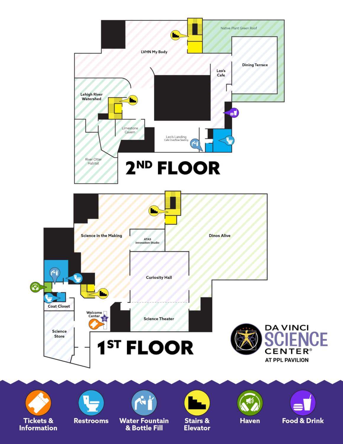 Guest Map - Da Vinci Science Center