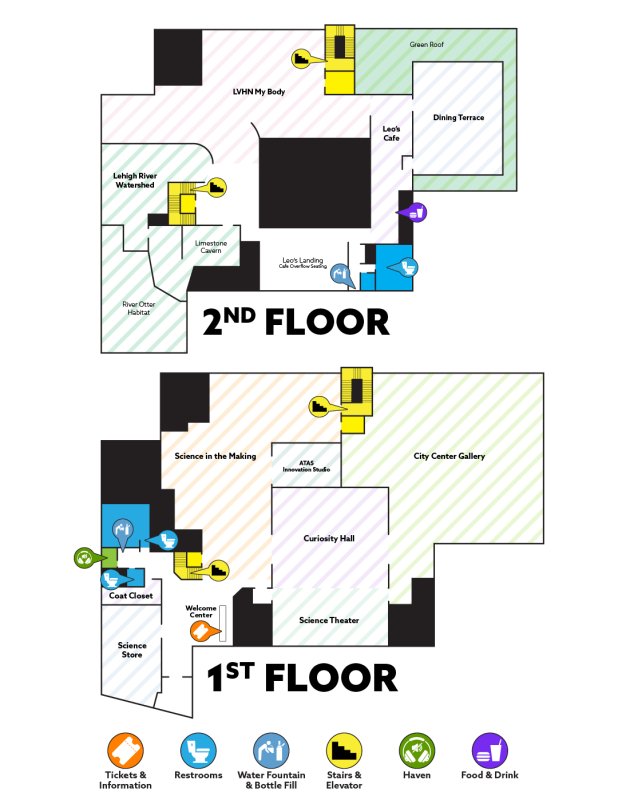 Guest Map - Da Vinci Science Center